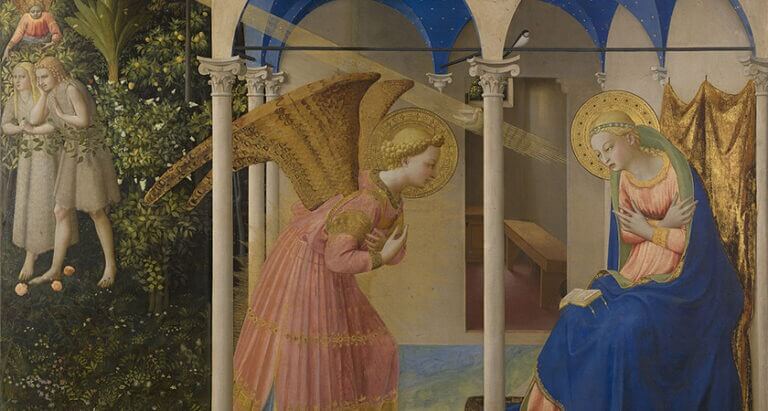 La Anunciación del Ángel Gabriel a la Virgen María